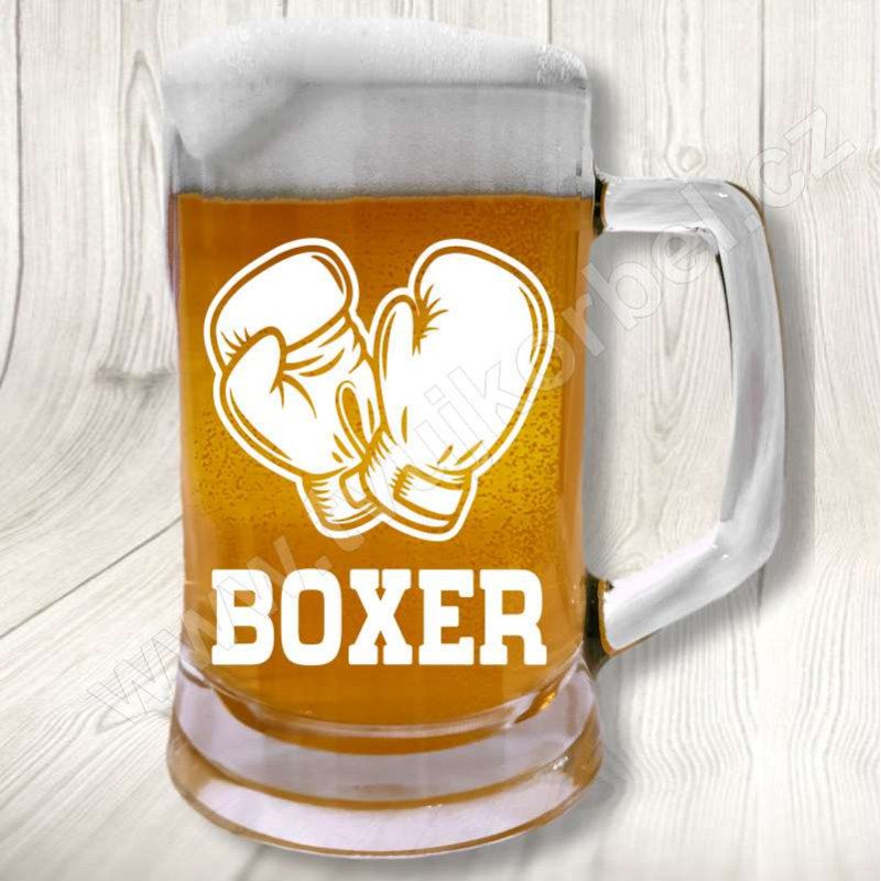 Půllitr Boxer | Půllitr na pivo pro boxery